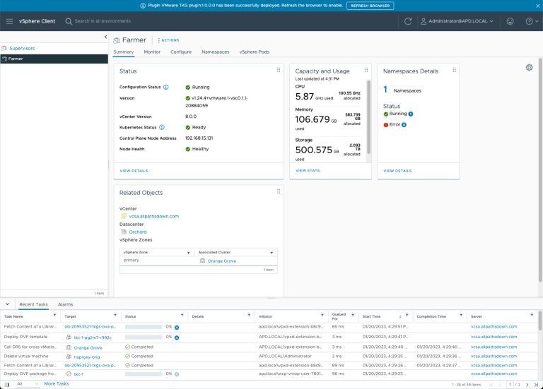 Getting Started With Tanzu Kubernetes In Vsphere 8